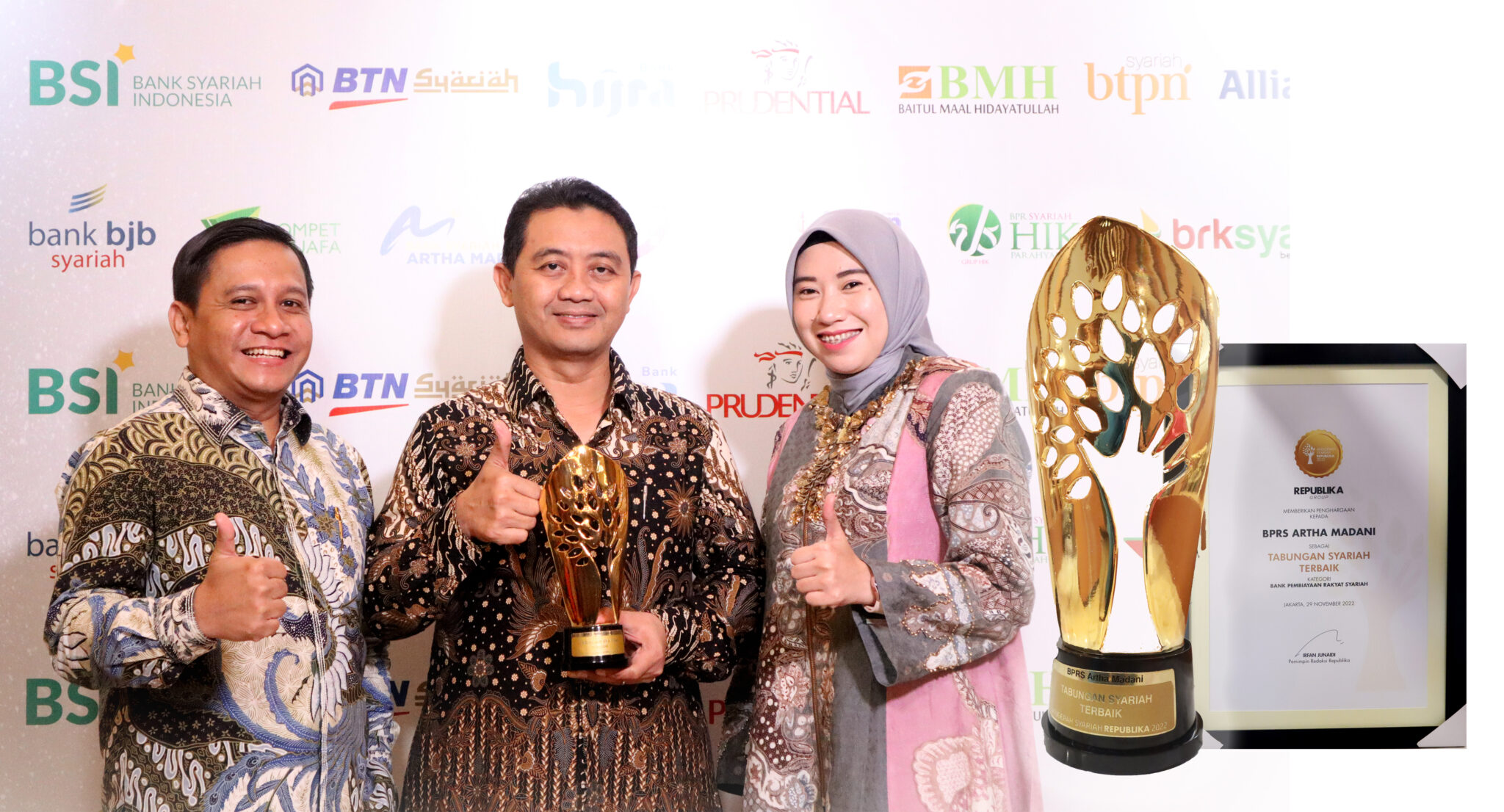 Raih Penghargaan di Anugerah Syariah Republika 2022, BPRS Artha Madani semakin berkomitmen ...