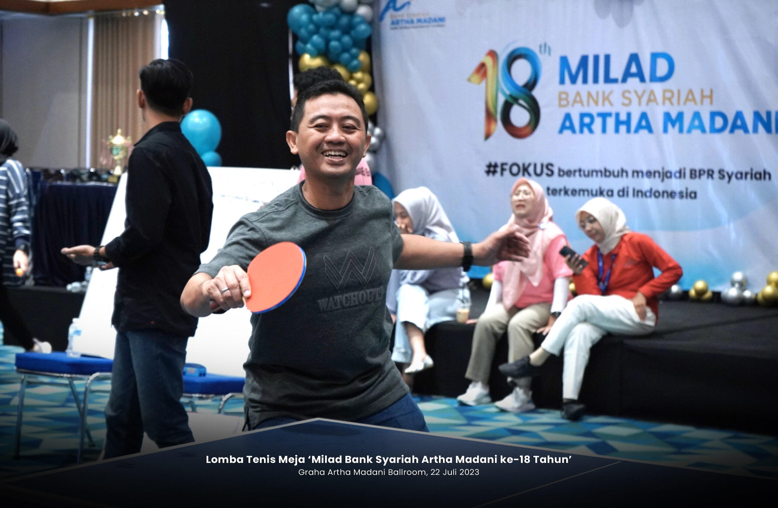 Keseruan Rangkaian Kegiatan Milad ke-18 Tahun Bank Syariah Artha Madani – BPRS Artha Madani